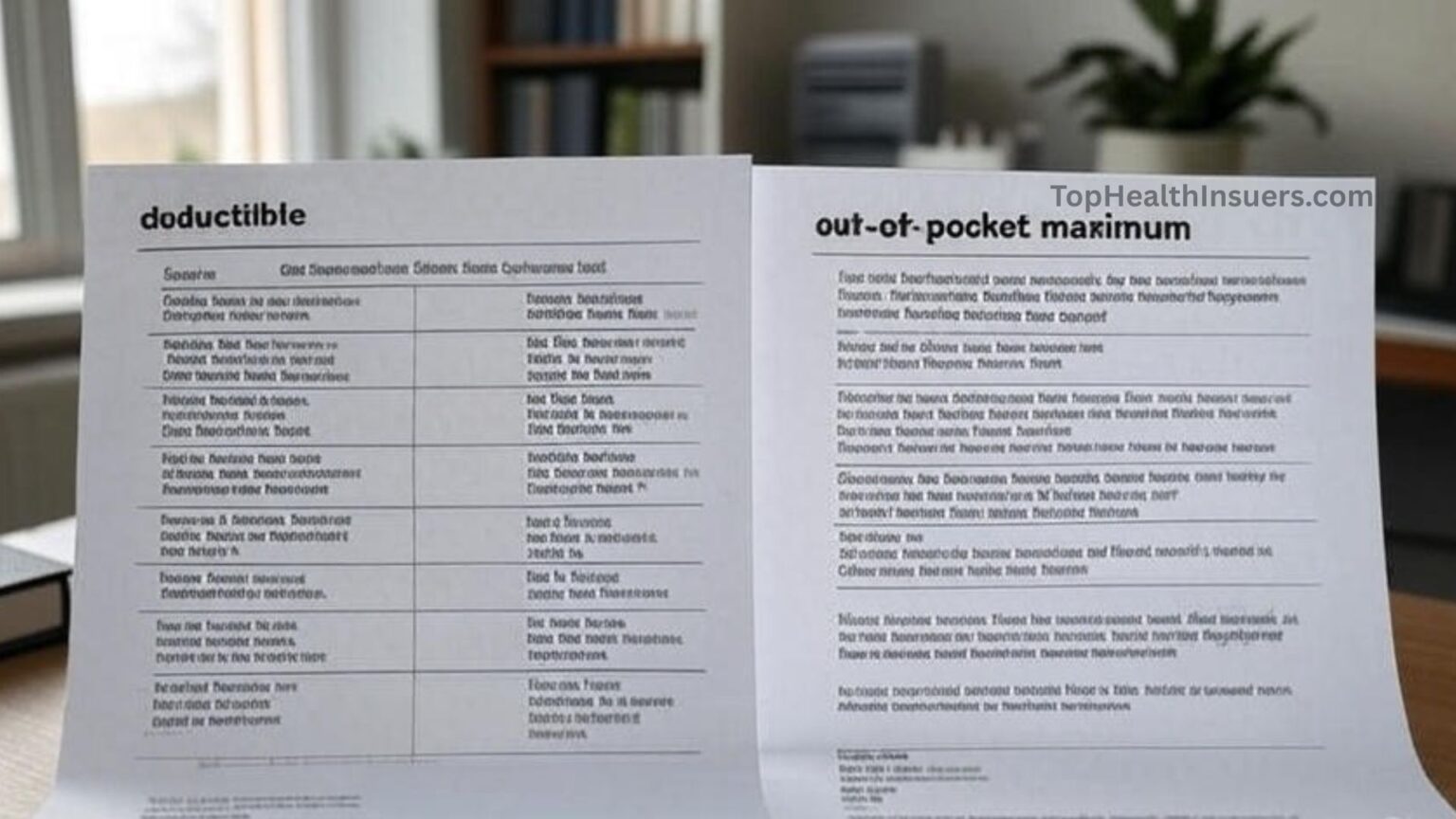 What does an Out-of-Pocket Maximum Mean?
